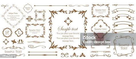 럭셔리 빈티지 스타일 프레임 디자인 세트 룰드 라인 프레임 웨딩 빈티지 골동품 0명에 대한 스톡 벡터 아트 및 기타 이미지 0명 결혼식 고전 양식 Istock