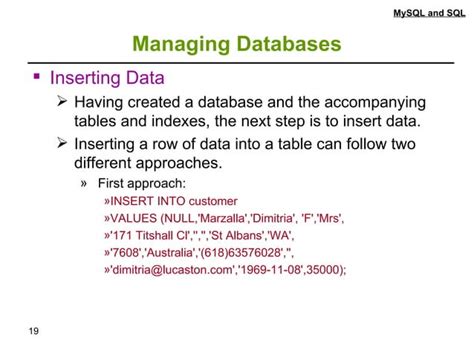 Mysqlppt Databases Computer Software And Applications