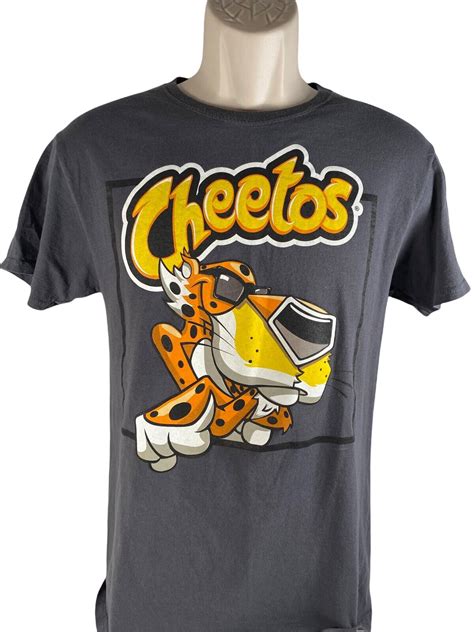 Vintage Cheetos Small Mens Gray Chester Cheetah Graph Gem Vintage Cheetos Small Mens Gray Chester Cheetah Graph Gem