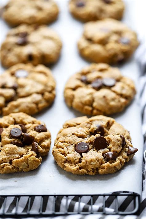 Vegan Almond Butter Chocolate Chip Cookies Dietitian Debbie Dishes