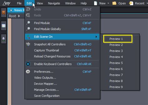 Transformation Gizmo And Edit Scene Settings