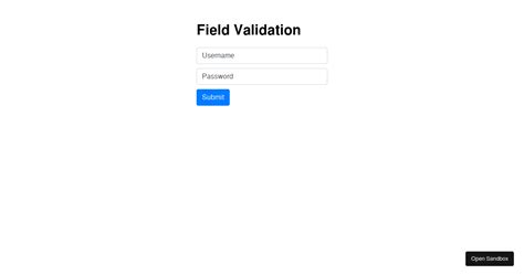React Uncontrolled Form Forked Codesandbox