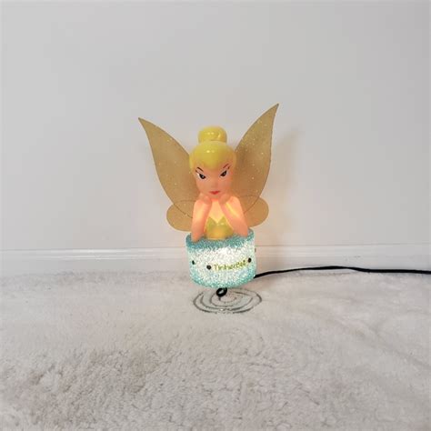 Disney Other Rare Vintage Disney Tinkerbell Bedside Lamp Poshmark
