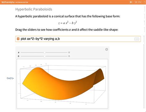 Wolfram Alpha Notebook Edition