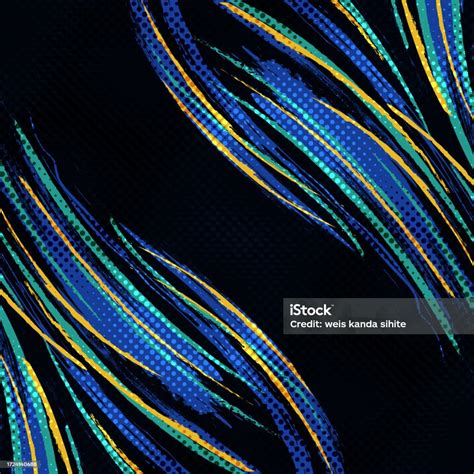 스포티한 스타일과 하프톤 효과가 있는 추상적인 브러시 배경 배너 포스터 또는 스포츠 배경에 대한 브러시 스트로크 그림입니다 디자인을 위한 스크래치 및 질감 요소 0명에 대한