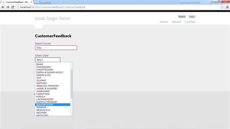 Creating Simple Cascading Dropdownlist In Mvc 4 Using Razor