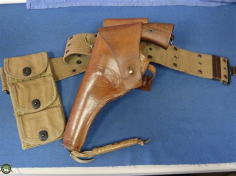 Sold Colt 1917 Revolver 45acp Early Production Mint Full Rig Pre98