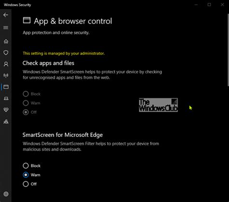 What Is App And Browser Control And How To Hide It In Windows 11 10