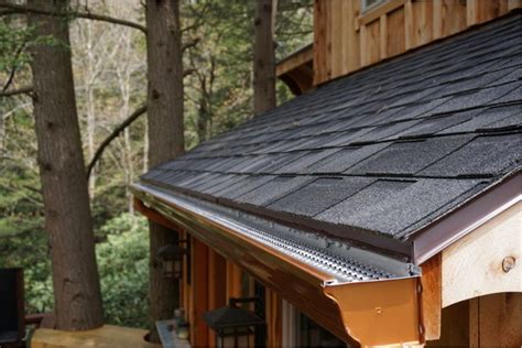 Permaflow Gutter Guard On The Nealson Tree House From Tree House Master