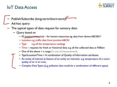 Lecture 6 IoT Data Processing PPT Internet Of Things Internet