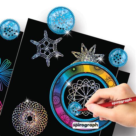 The Original Spirograph Scratch And Shimmer Set