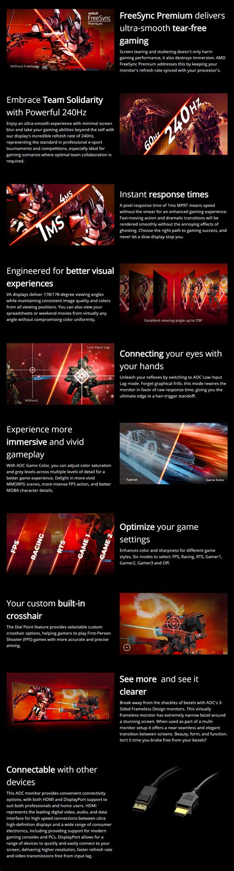 AOC In FHD Hz VA Gaming Monitor G ZM Msy Com Au