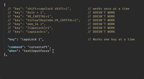 Key Bindings Vs Code On Win 10 Create Keybinding For Capslockijkl To Act As Arrow