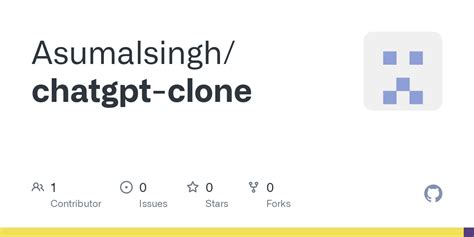 GitHub Asumalsingh Chatgpt Clone