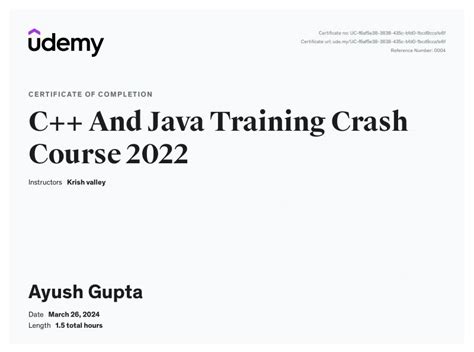 Ayush Gupta On Linkedin Java Cplusplus Udemy Programming