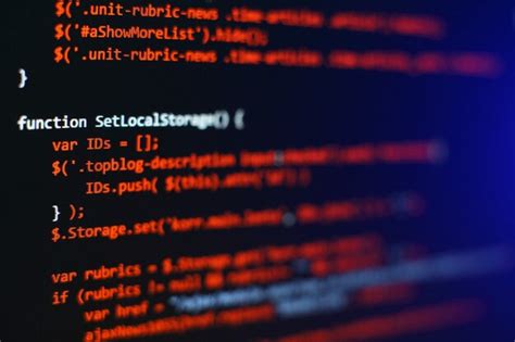 Premium Photo Software Developer Programming Code Abstract Computer