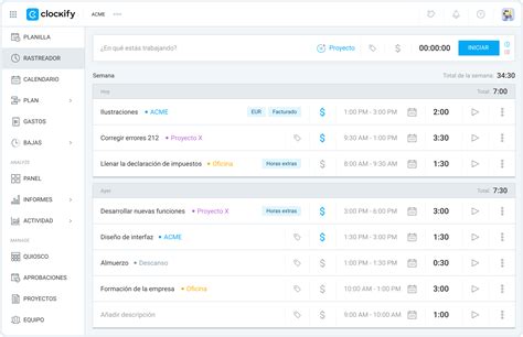 Clockify Software De Control Del Tiempo GRATIS