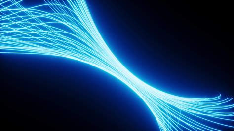 Abstract Glowing Particles Trail Magic Glow Energy Motion Particles