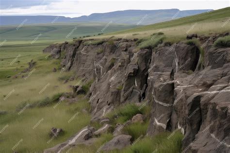 Premium Ai Image Closeup Of Fault Line With The Tectonic Plates