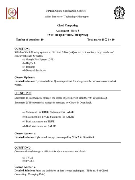 Assignment 3 Solution Pdf Open Stack Service Level Agreement