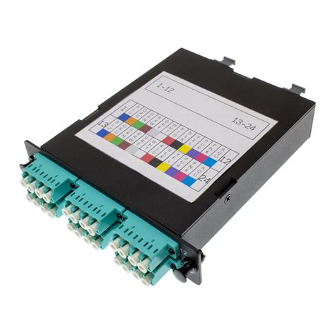Lgx Fiber Cassette 24 Lc To 2 Mtp Om4 Method A Shaxon Industries