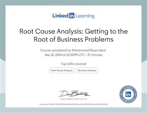Mohammed Niyas Iqbal On Linkedin Certificate Of Completion