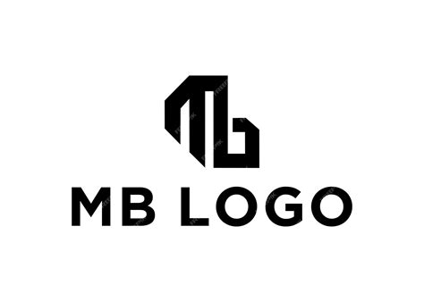 Premium Vector Mb Logo Design Vector Illustration