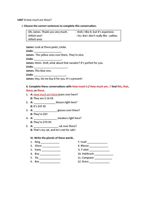 Unit 3 Workbook Pdf Softlines Retail Clothing