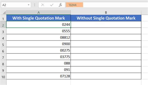 Ways To Remove Single Quotes In Excel Excelgraduate