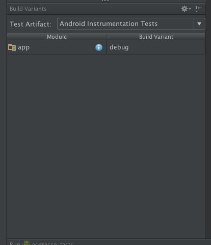 Android Espresso Doesn T Find My Tests Stack Overflow