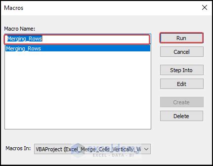 How To Merge Cells Vertically Without Losing Data In Excel