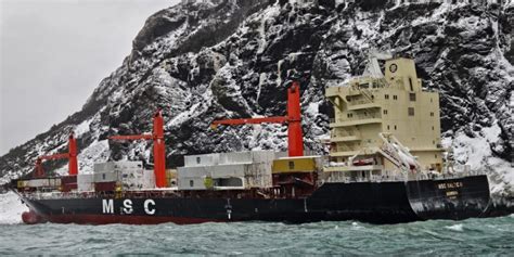 Msc Baltic Iii Hull Breaches Discovered In Grounded Container Ship Uk