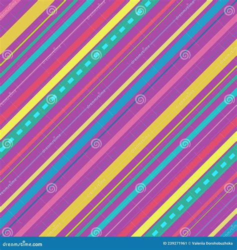 Abstract Colorful Diagonal Striped Background Stock Vector