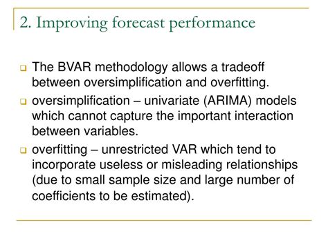 Ppt Forecasting With Bayesian Vector Autoregression Powerpoint Presentation Id3693703