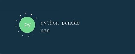Python Pandas中的NaN 极客笔记