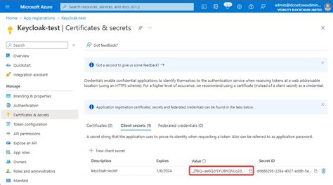 Using Azure Ad As Keycloak Identity Provider User Docs