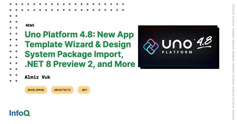 uno platform 4 8 new app template wizard and design system package