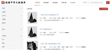 Cracking The Oracle Bones The Yinxu Oracle Bone Inscription Digital Database Part 1 The