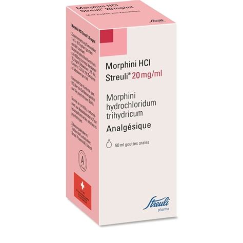 Morphine Hcl Streuli Tropfen 20 Mgml Fl 50 Ml Online Bestellen