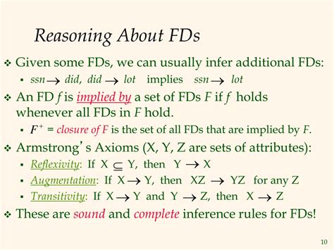 Ppt Relational Database Design Theory Evaluating And Refining Schema