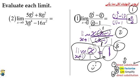 Video 2 11 A 12 2 Evaluating Limits Algebraically Youtube