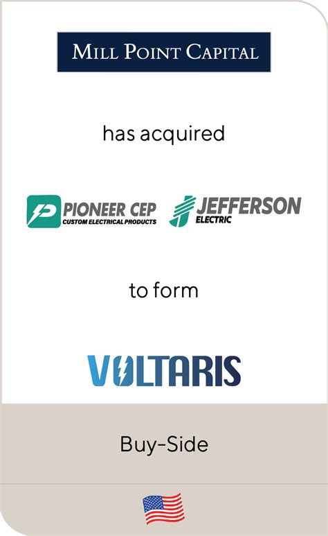 Mill Point Capital Has Acquired Pioneer Cep And Jefferson Electric To