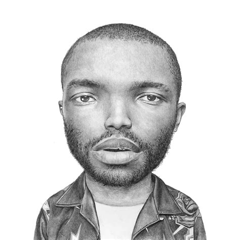 Frank Ocean Drawing Face