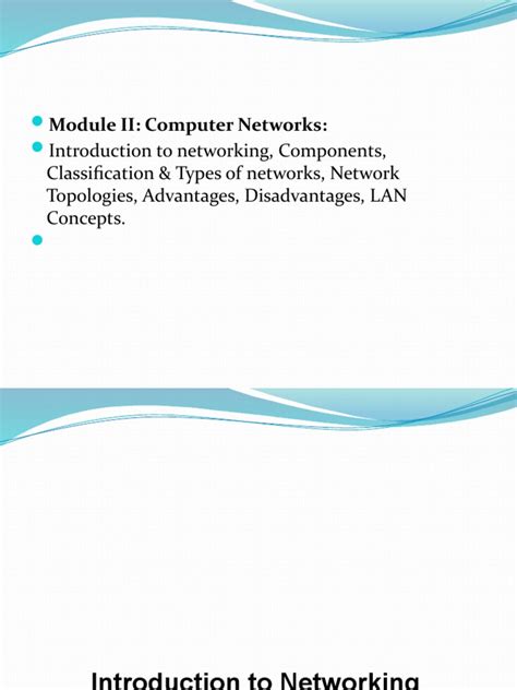 Module 2 Pdf Computer Network Network Topology