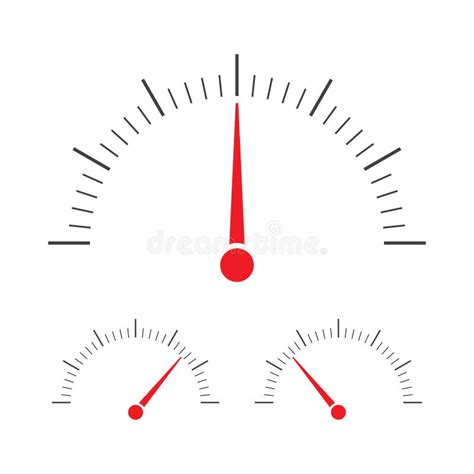 Tachometer Speedometer And Indicator Icon Stock Vector Illustration Of Design Display