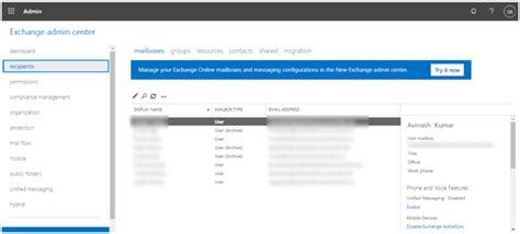 How To Enable Or Disable Archive Mailbox In Office 365