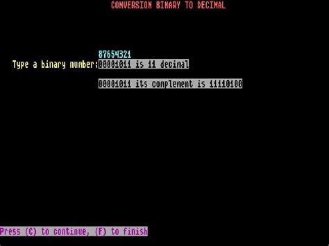 🖥 Gw Basic Binary To Decimal Converter Ported To Bam R