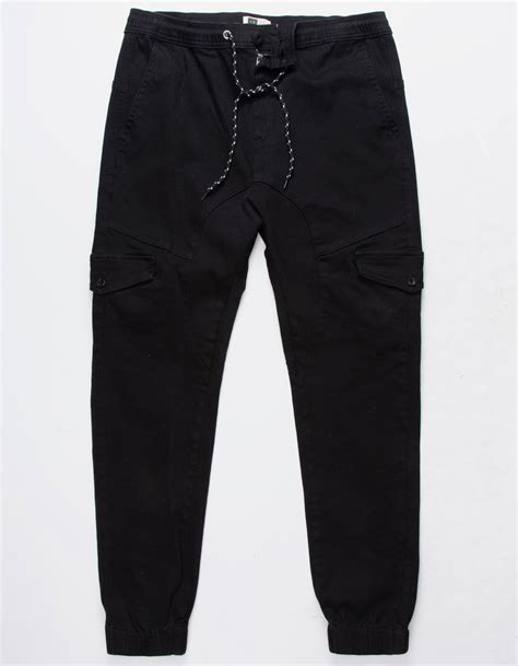 Lira Juckson Black Mens Cargo Jogger Pants Black Tillys