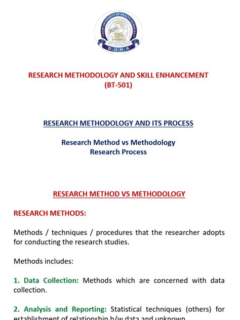 Lecture 8 Research Methodology Pdf Methodology Hormone Replacement Therapy
