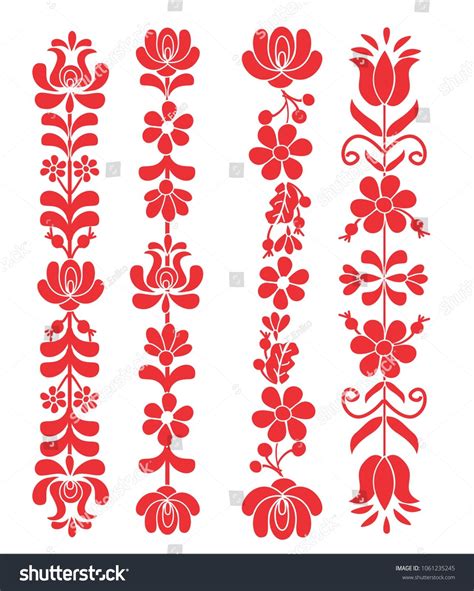 Bordado Patrón Húngaro Vector De Stock Libre De Regalías 97981406 Shutterstock Artofit